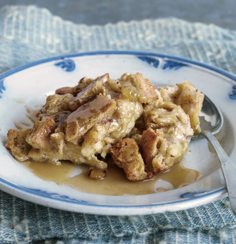 French-Toast Bread Pudding With Rum-Spiked Maple-Toffee Sauce Recipe ...