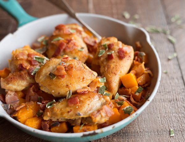 Roasted Chicken With Sweet Potato Recipe - Vermont Maple Syrup