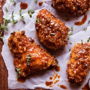 Crusty Chicken With Hot Maple Sauce Is A Perfect Snack For Any Occasio ...